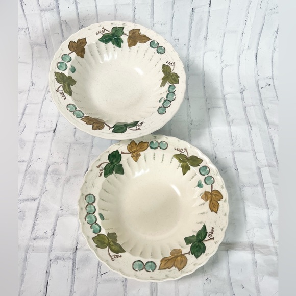 Metlox | Dining | Vintage Metlox Vineyard Poppytrail Serving Dishes ...